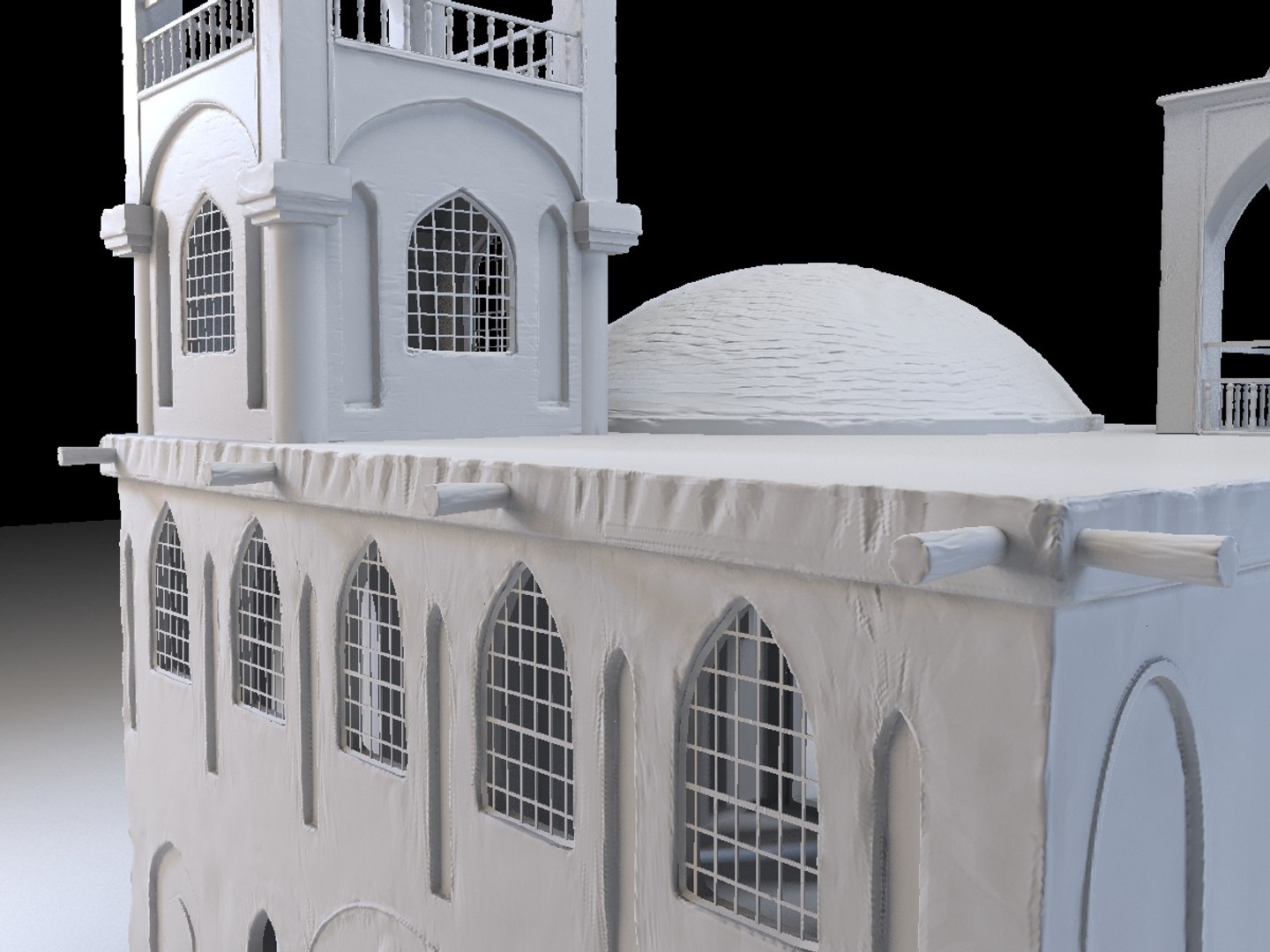 3D Rural House Exterior Model - TurboSquid 1563716