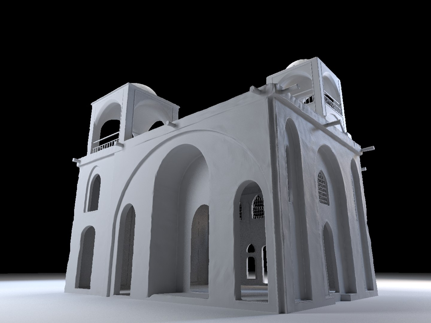 3D Rural House Exterior Model - TurboSquid 1563716