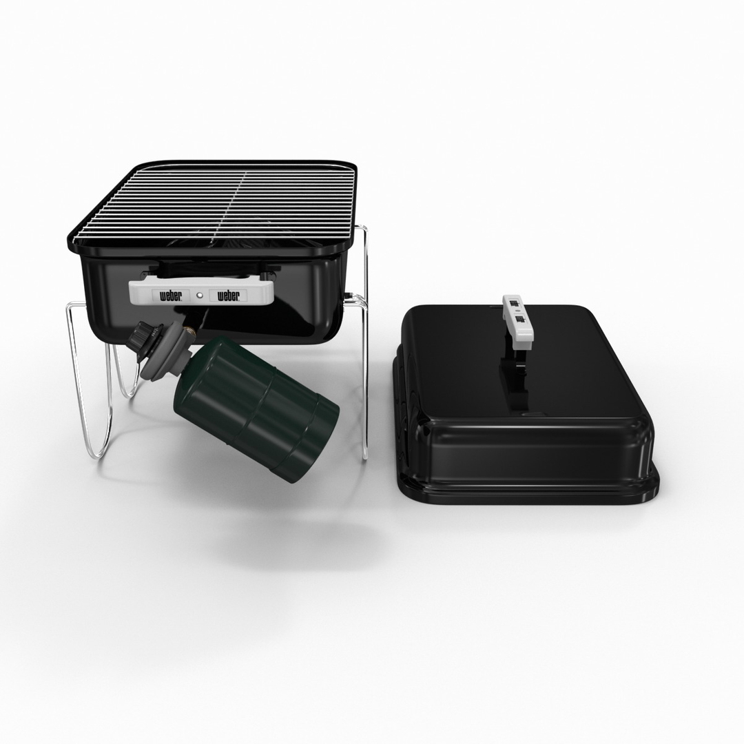 Gas Grill Weber 1520 3d Model