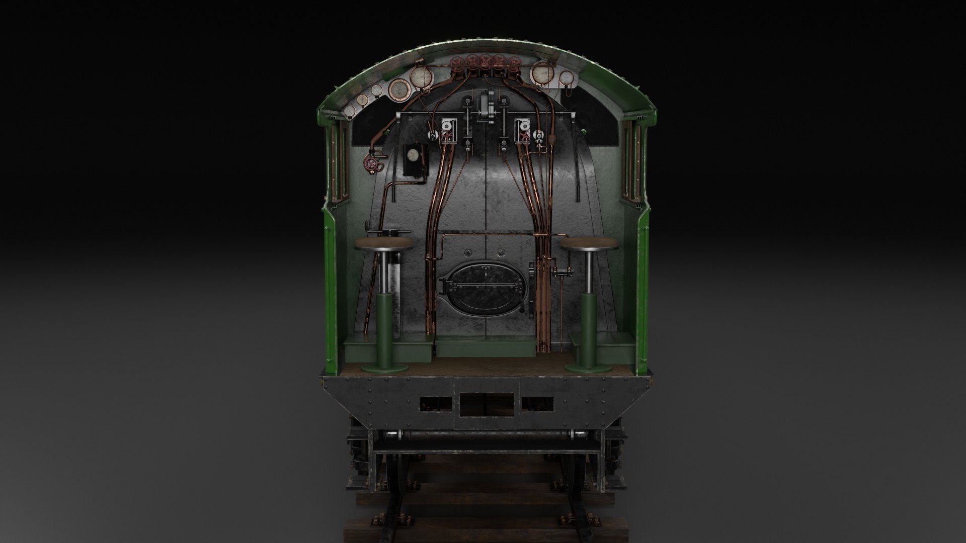 3D Flying Scotsman Steam Train - TurboSquid 2016058