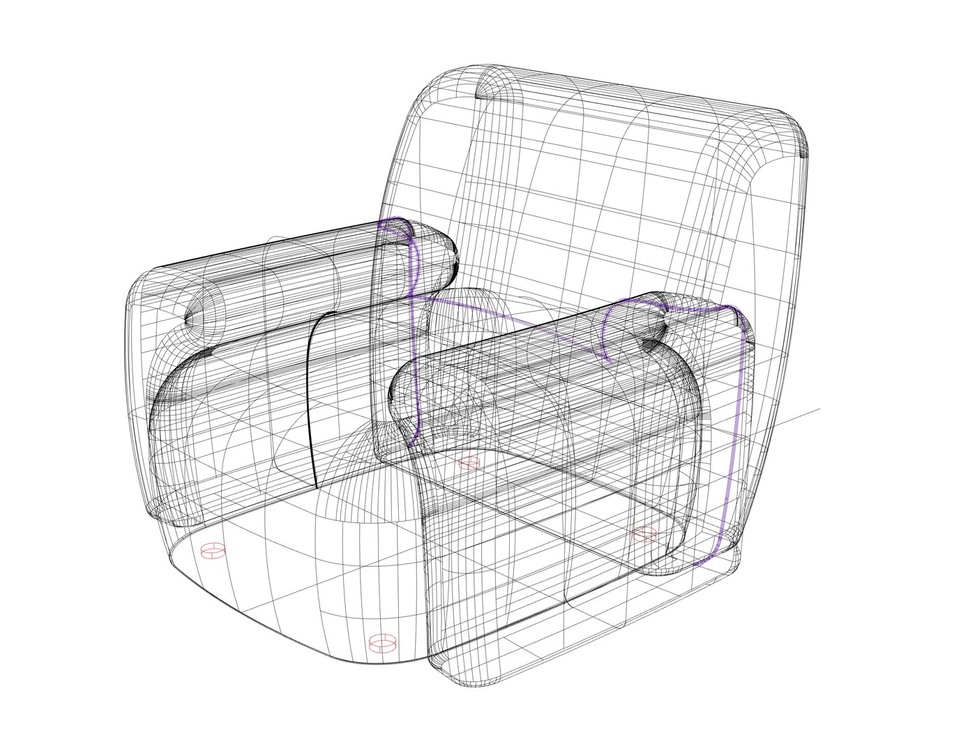 Sofa Set Model - TurboSquid 2021829