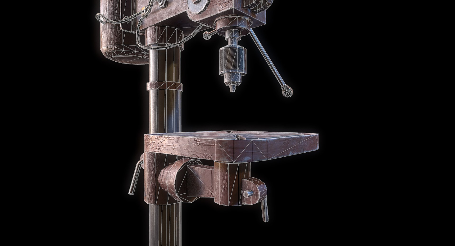 Drill Machine 3D Model - TurboSquid 1572957