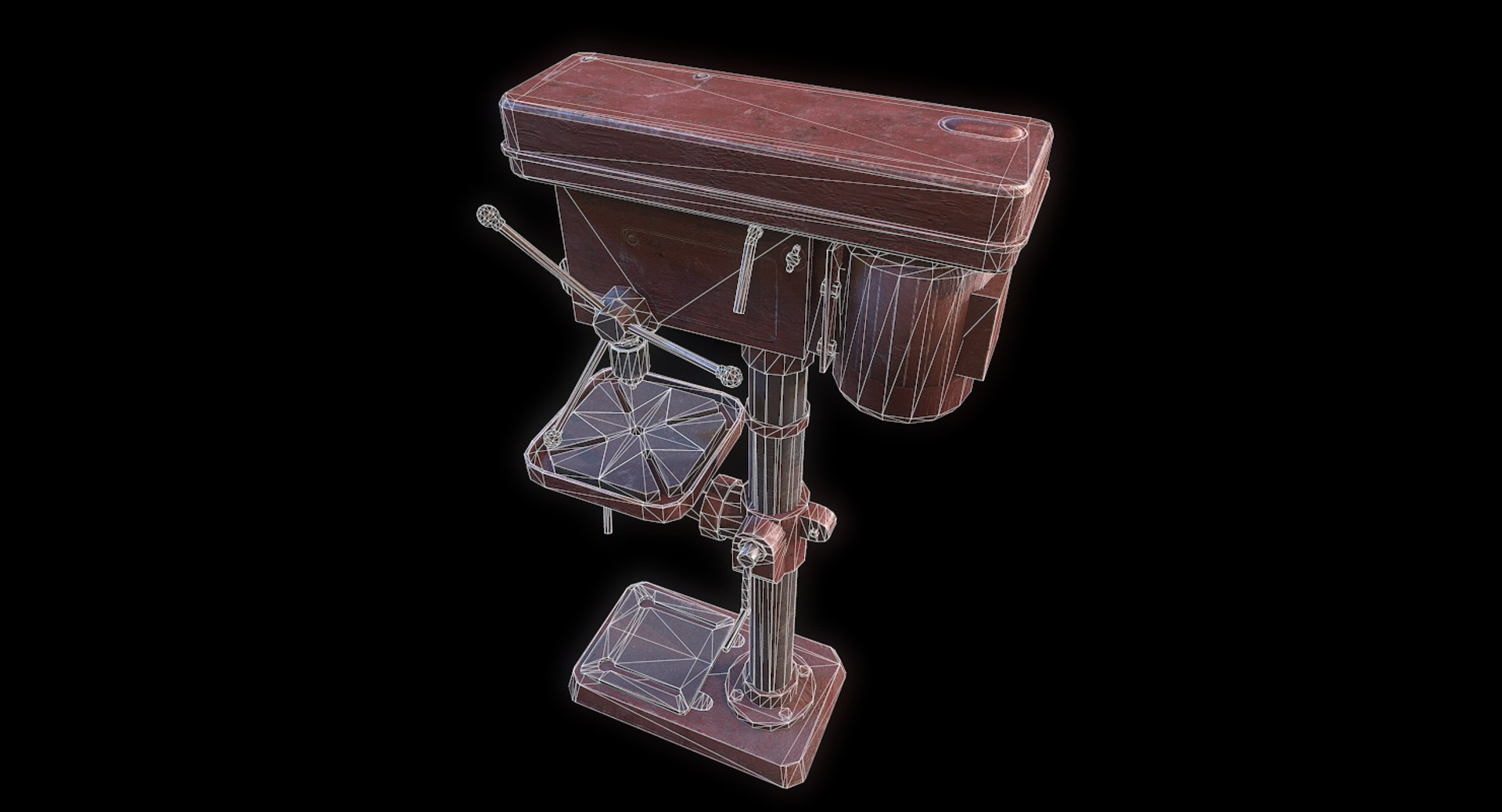 Drill Machine 3D Model - TurboSquid 1572957