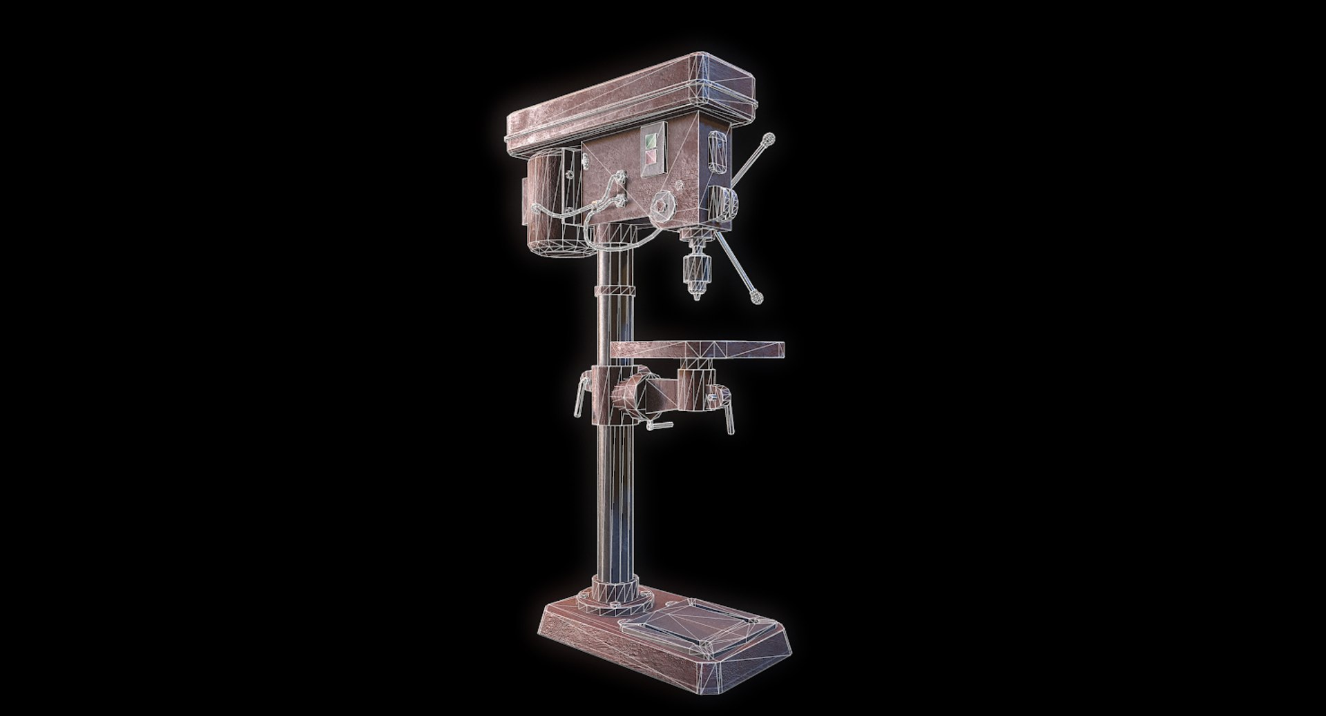 Drill Machine 3D Model - TurboSquid 1572957