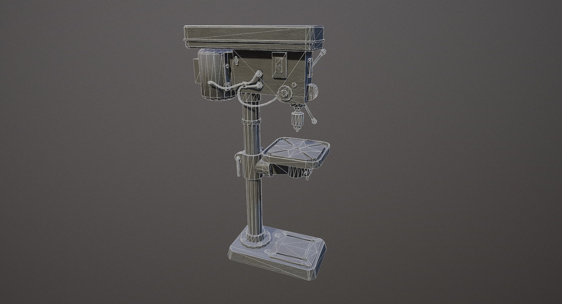 Drill Machine 3D Model - TurboSquid 1572957