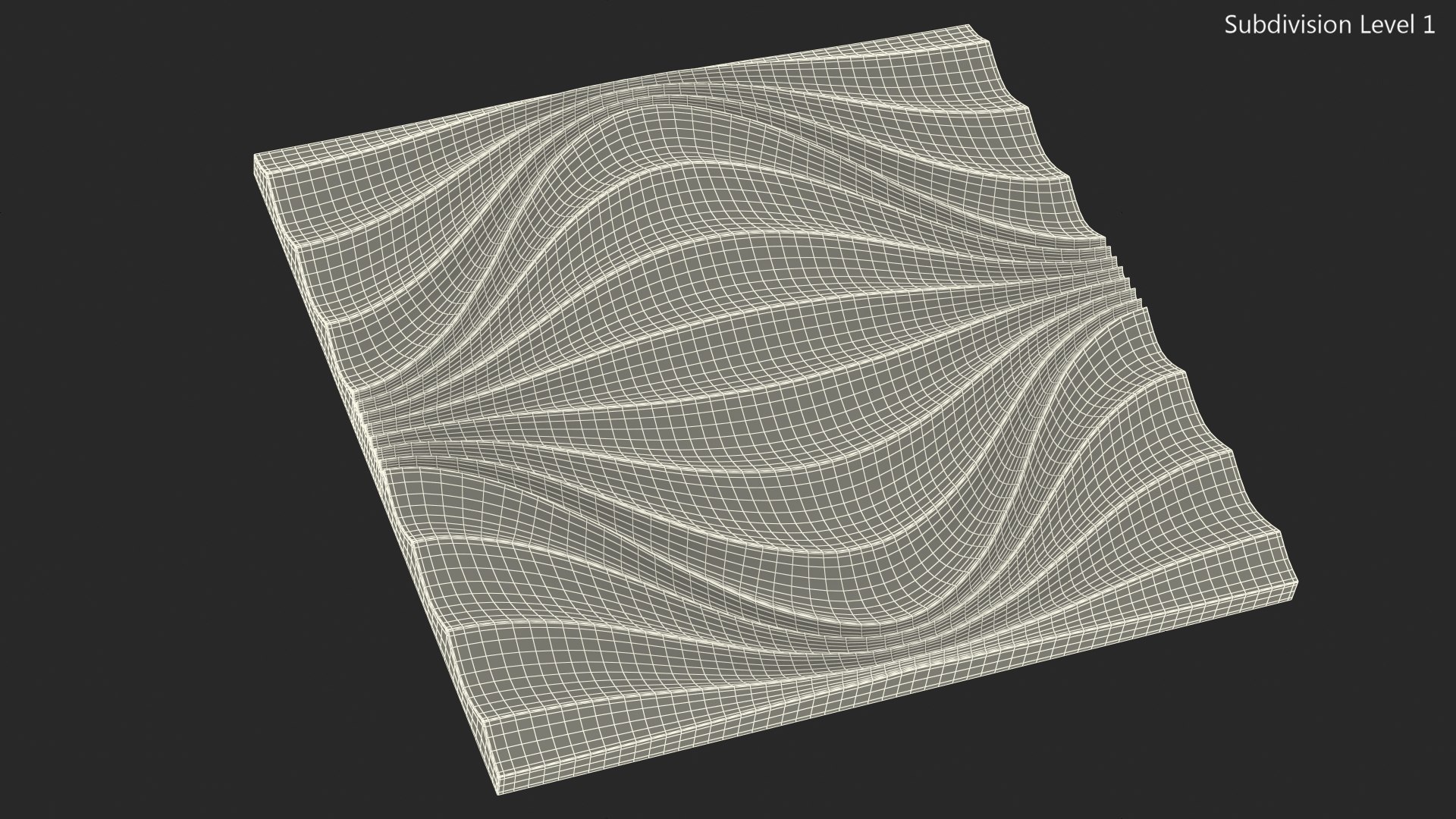 3D 3D Wall Panel Circular Wave Wood Model - TurboSquid 1907954