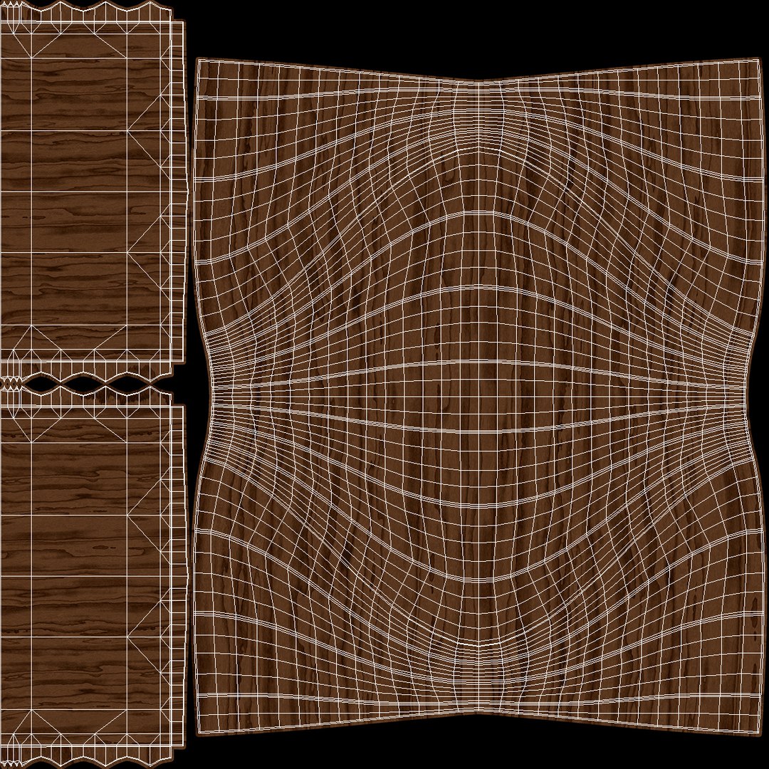 3D 3D Wall Panel Circular Wave Wood Model - TurboSquid 1907954