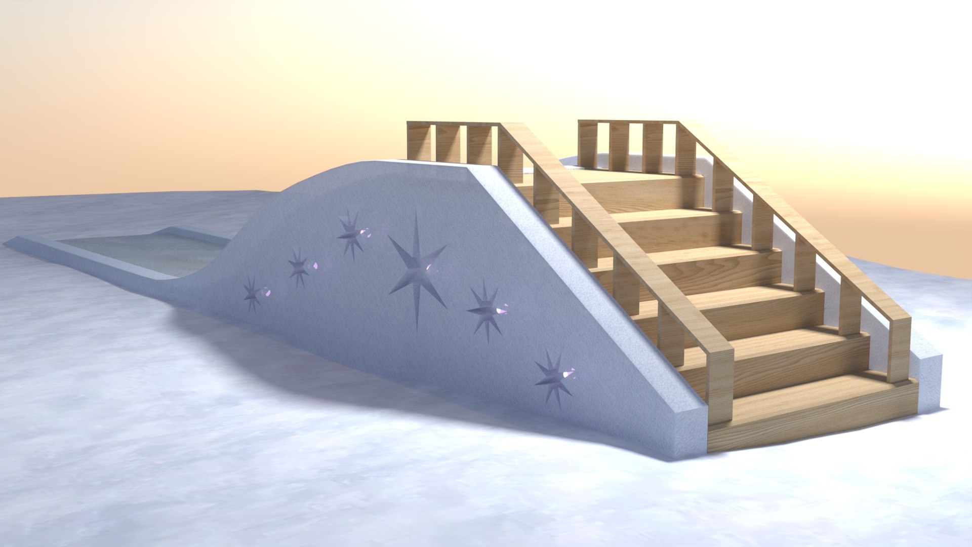 3D Ice Slide - TurboSquid 1987014