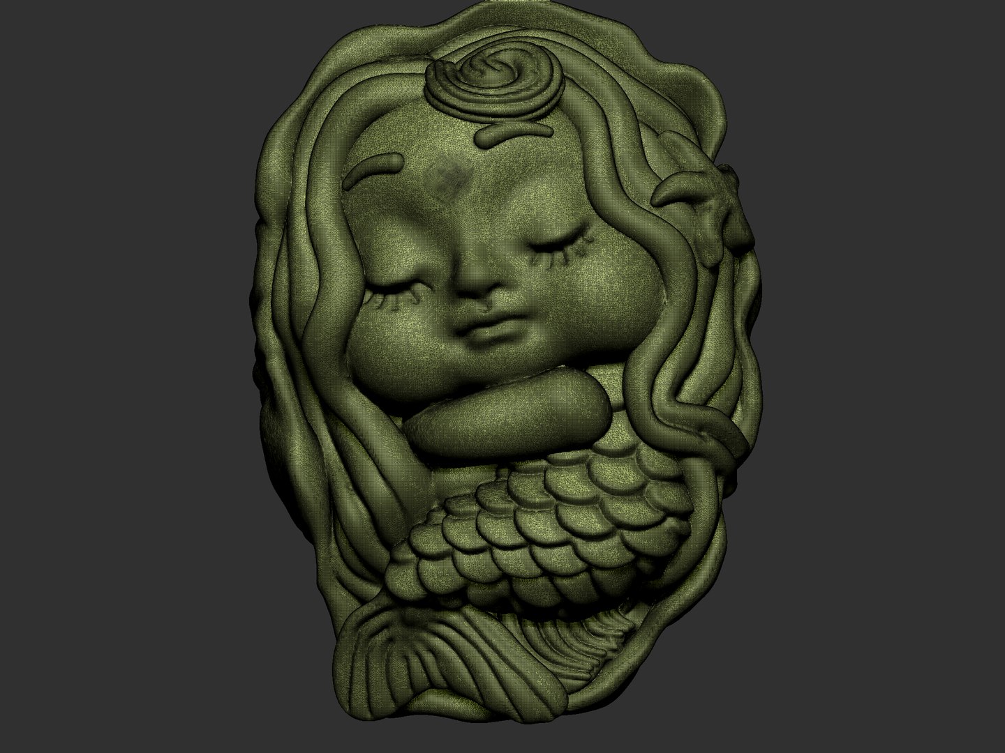 Mermaid 3D Model - TurboSquid 2038314