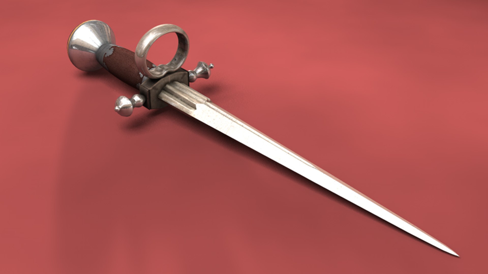 saxon side-ring dagger 3d 3ds