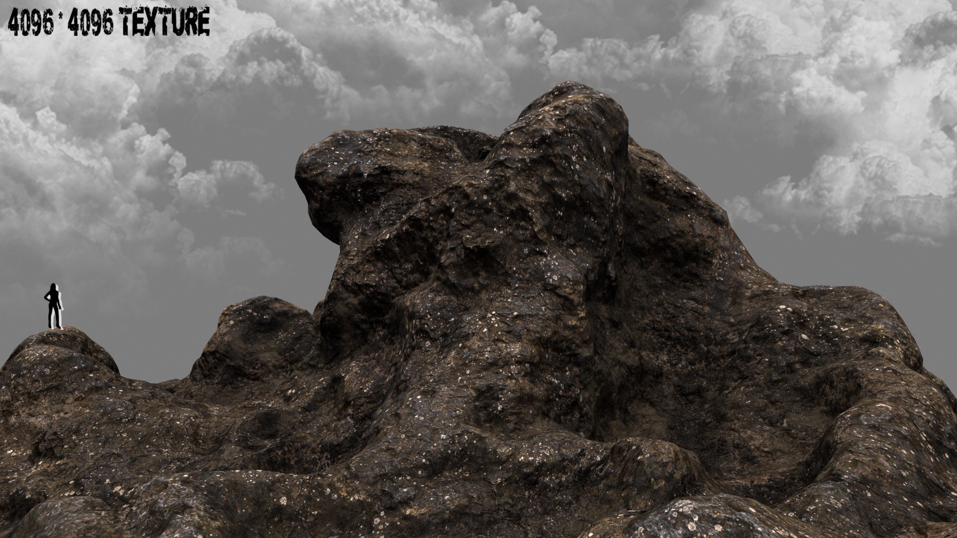3d Model Rock Mount