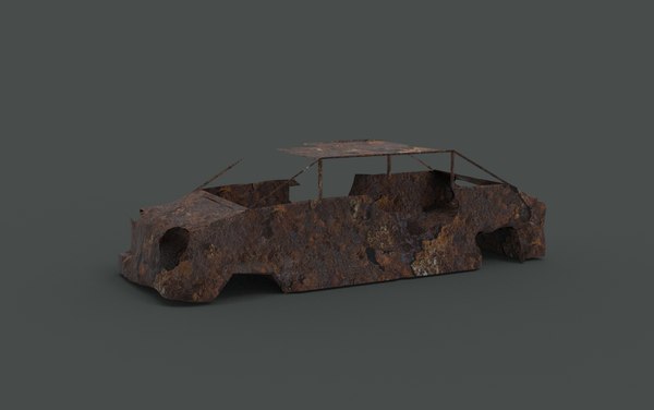 3D model Rusty car body - TurboSquid 1946273