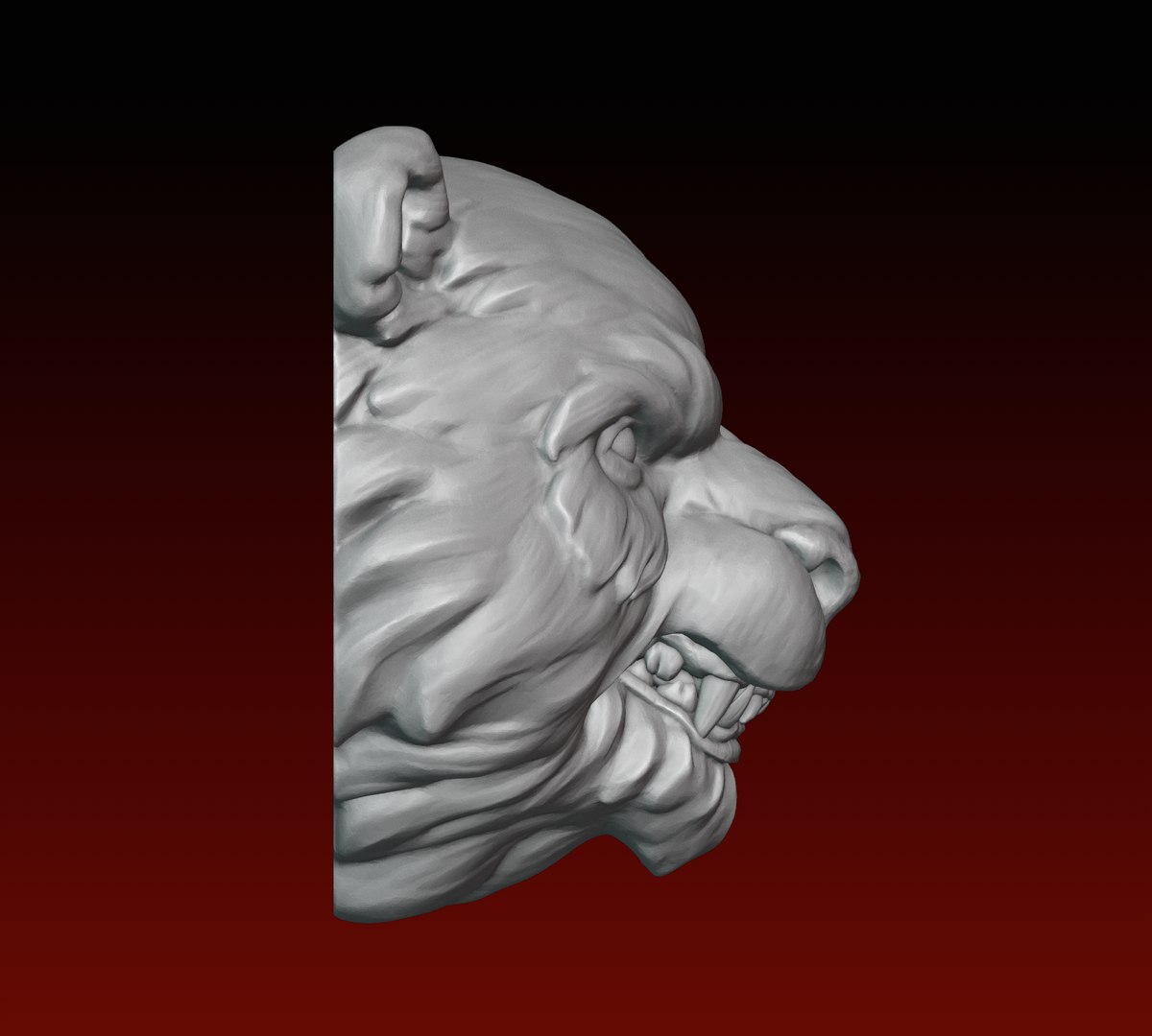 Panda Head 3D Print Ready 3D - TurboSquid 1875283