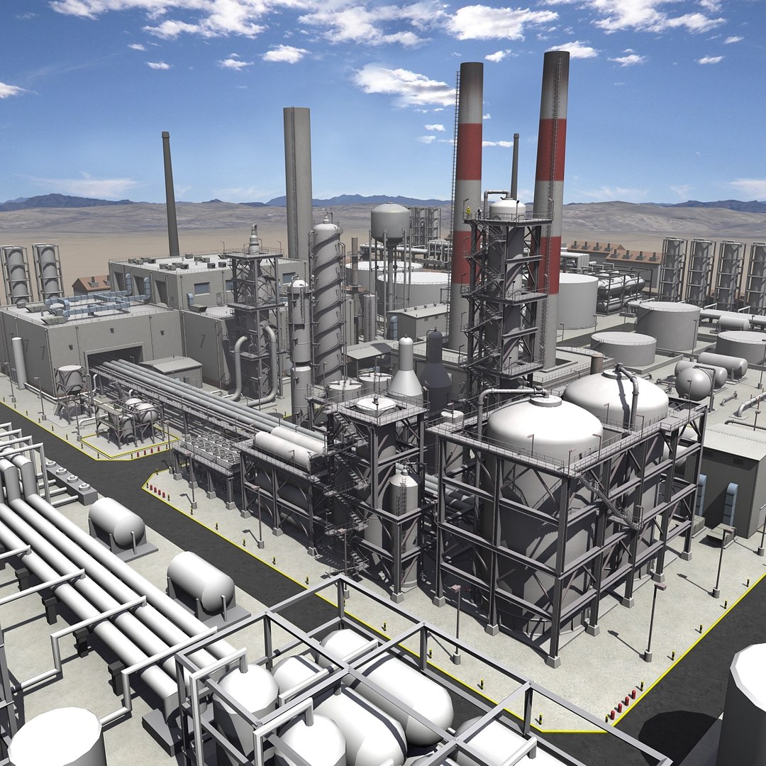 industrial plant complex oil max