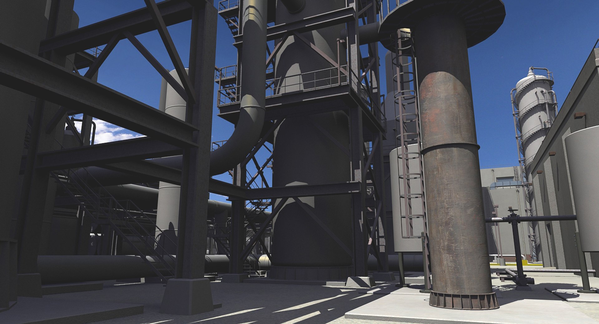 industrial plant complex oil max