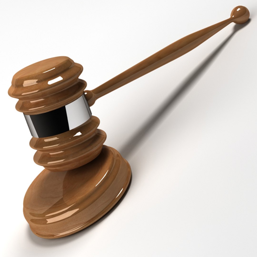 3d gavel model