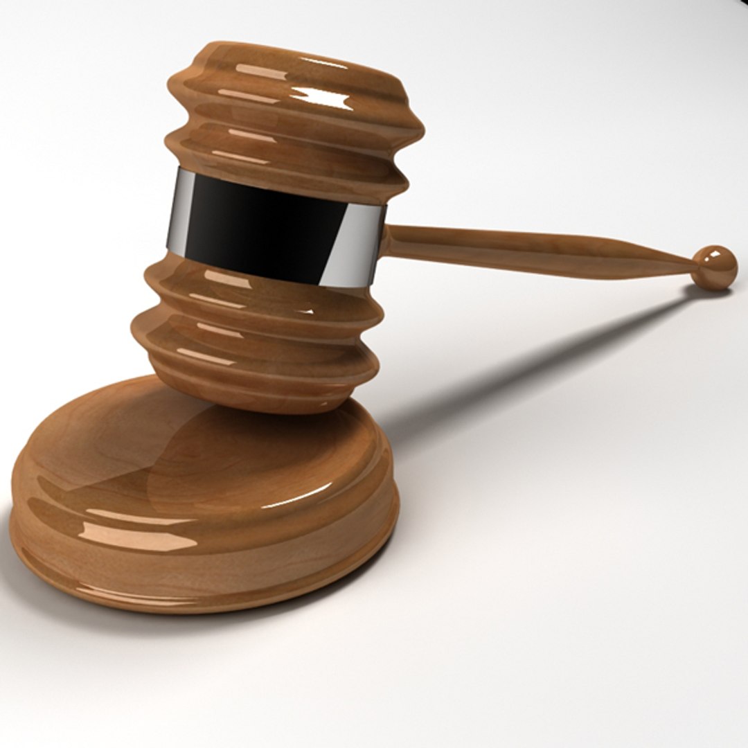 3d gavel model