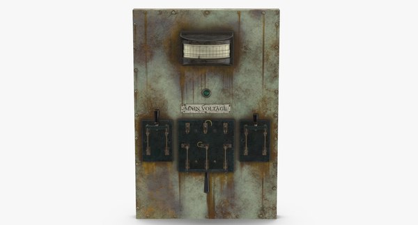 panel levers gauges 01 3d c4d