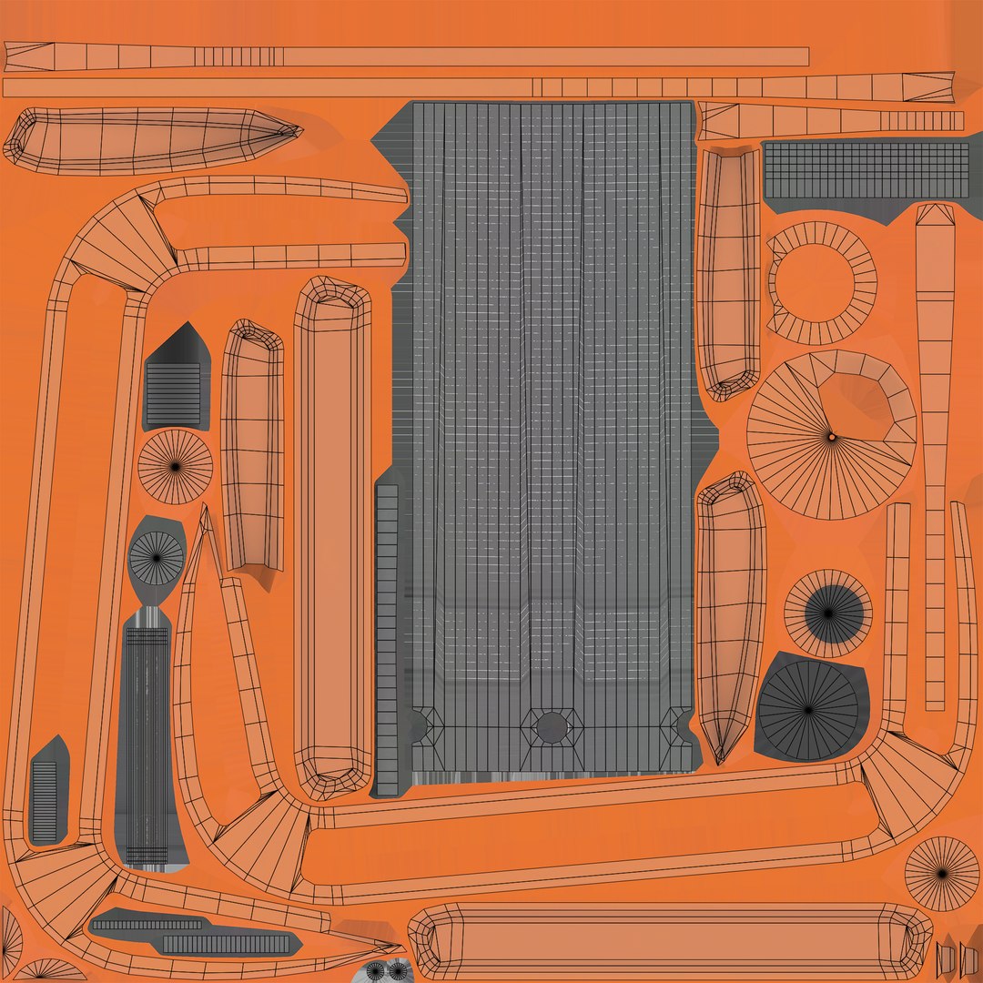 3D Orange C-Clamp Model - TurboSquid 2212857