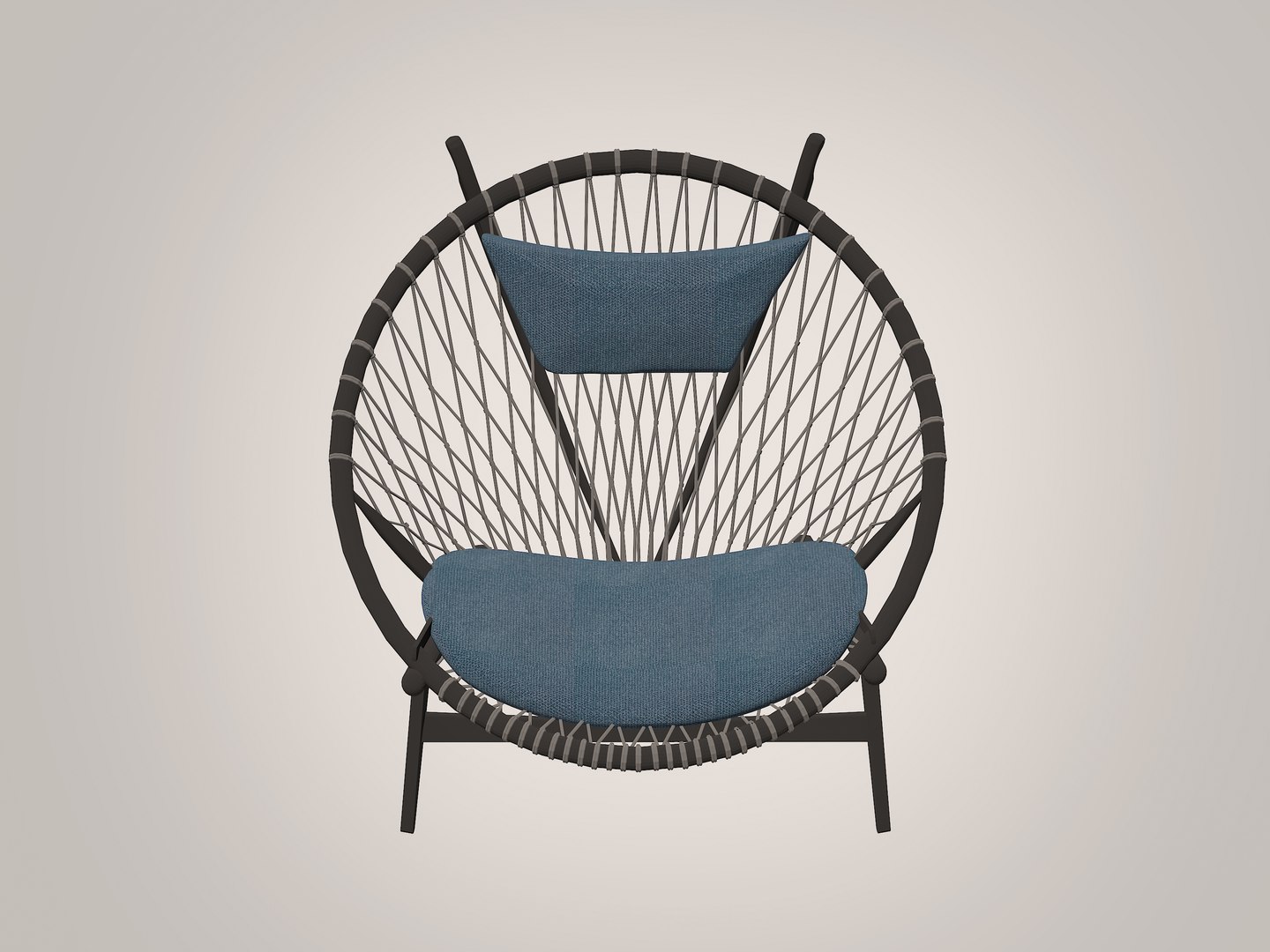 3D Model Tulum Outdoor Lounge Chair - TurboSquid 2277221