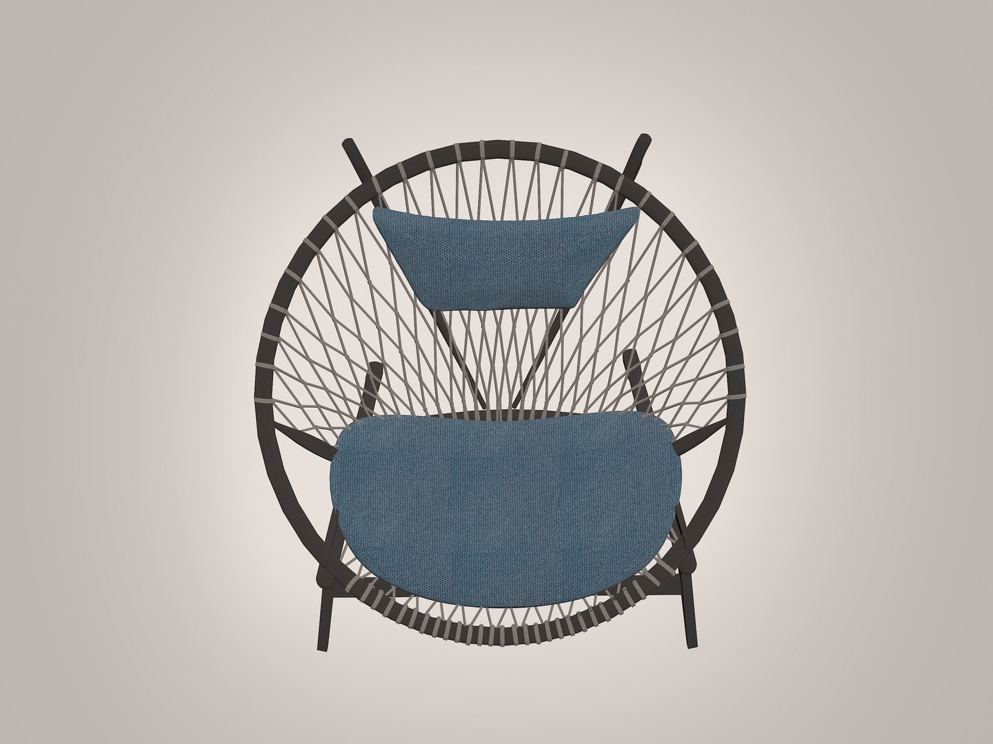 3D Model Tulum Outdoor Lounge Chair - TurboSquid 2277221