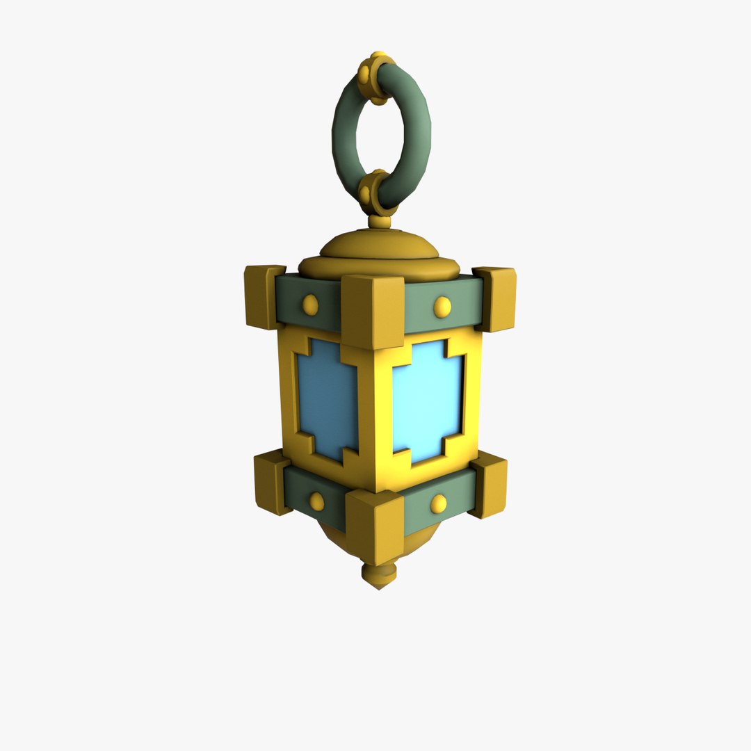 3D Cartoon Lamp Model - TurboSquid 1295387