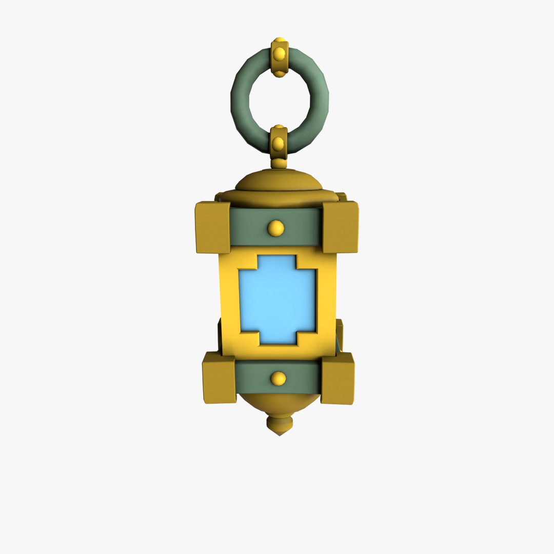 3D Cartoon Lamp Model - TurboSquid 1295387