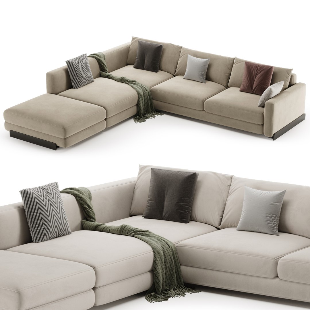 Arflex Rendez-Vous D 120 Sofa 3D Model - TurboSquid 2154791