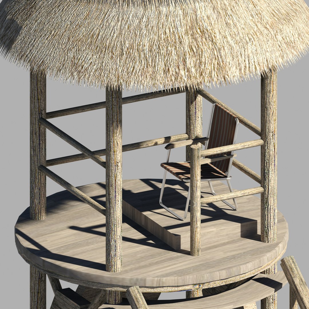 Lifeguard Tower 3D Model - TurboSquid 1240377