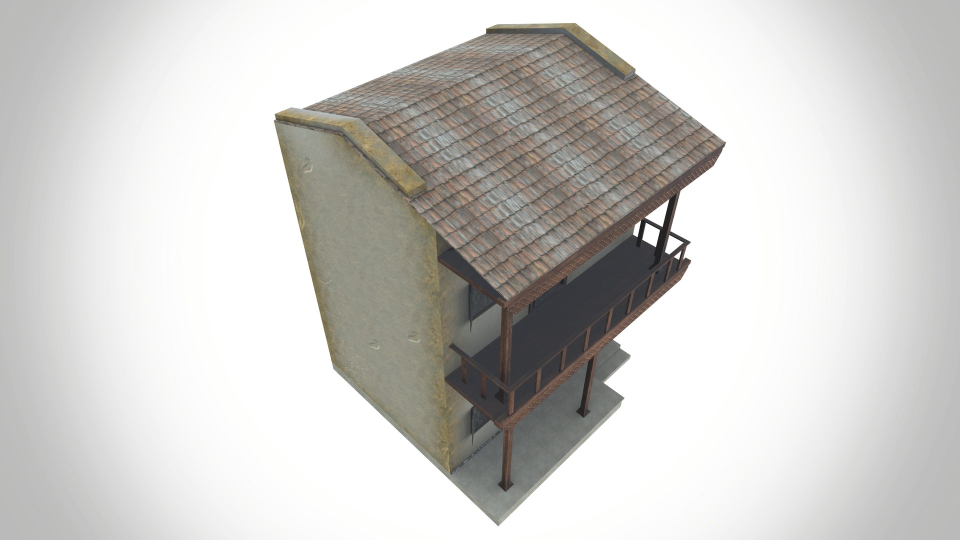 Village House 3D Model - TurboSquid 2273790