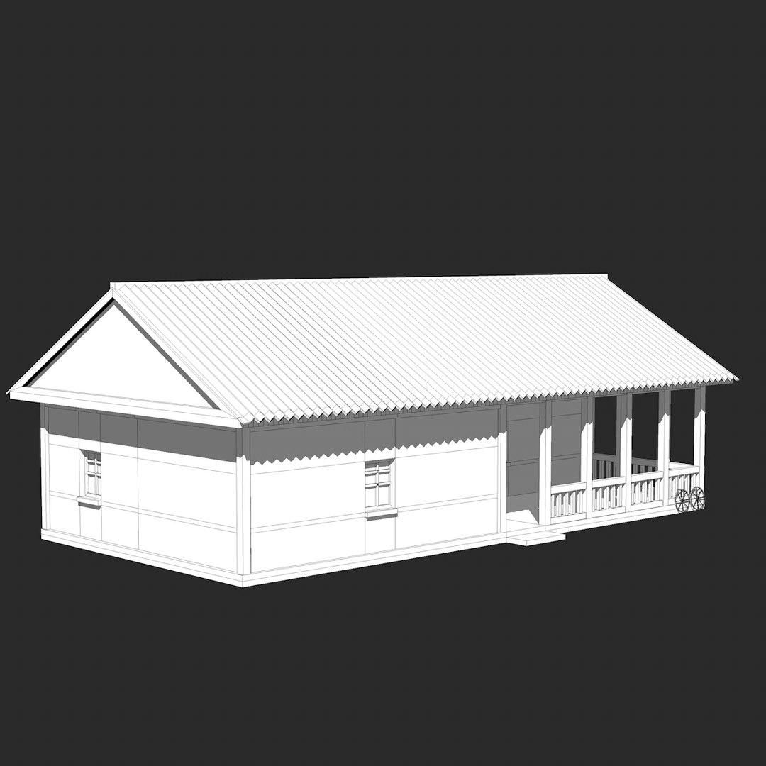 old house model