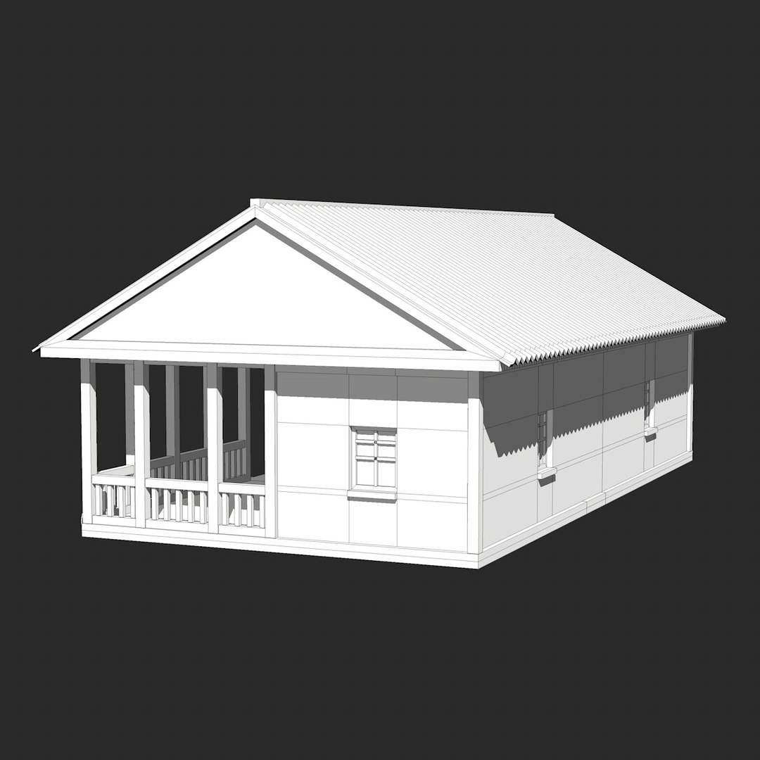 old house model