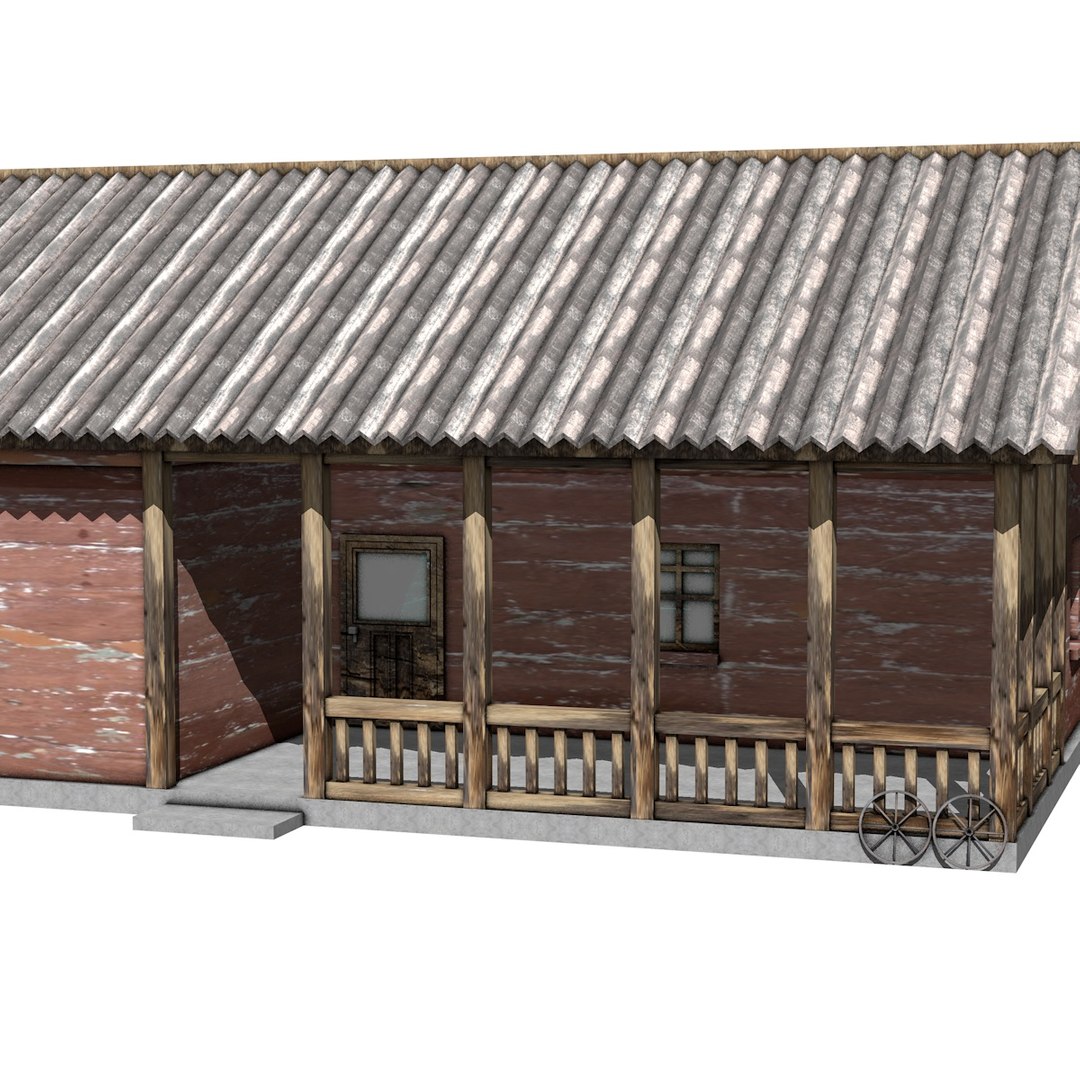 old house model