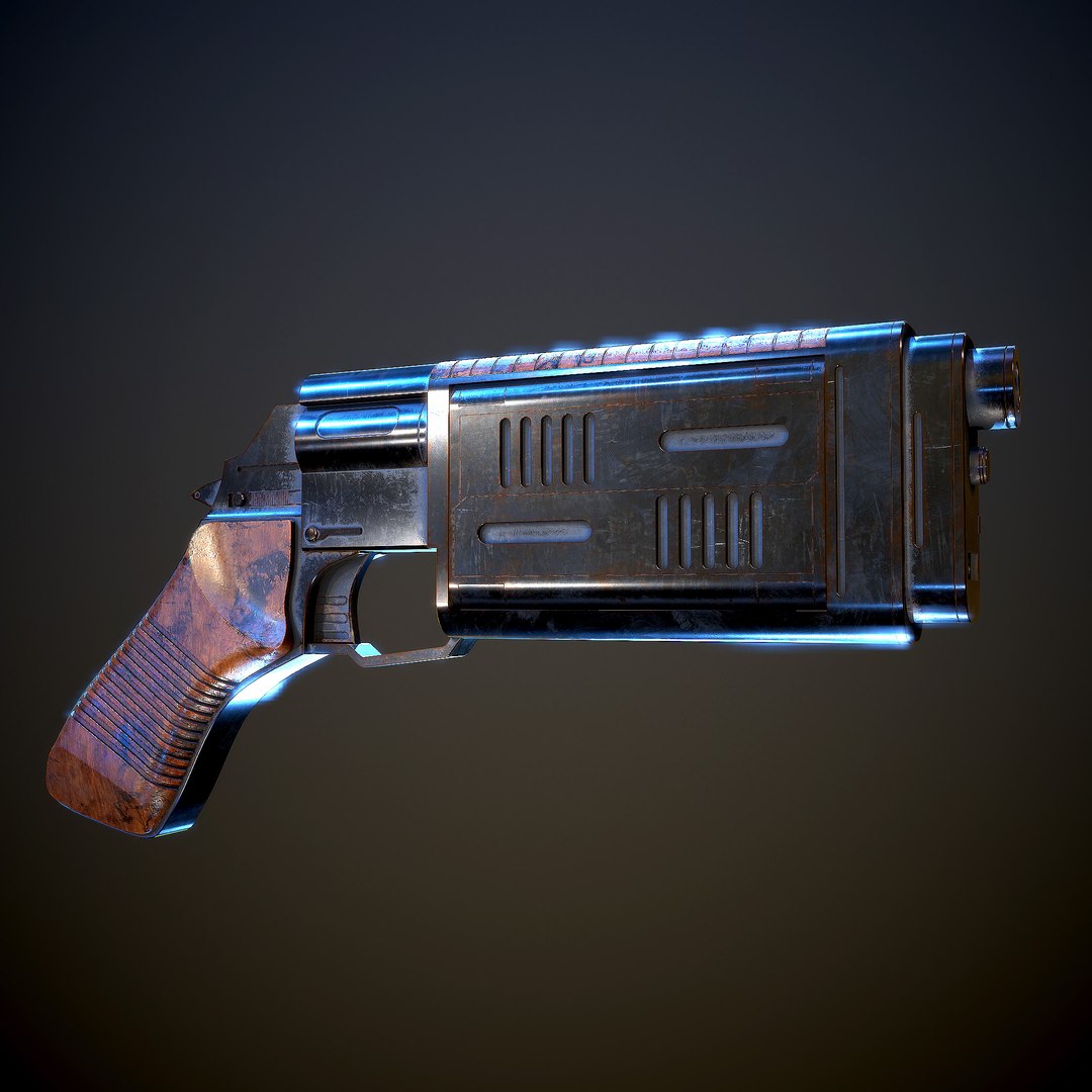Andor Blaster Star Wars 3D Model - TurboSquid 2139571