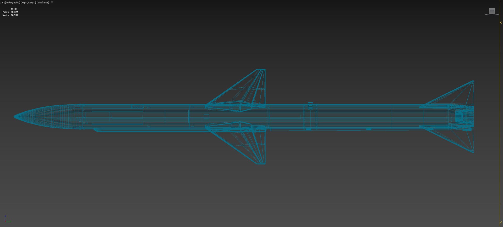 3D Model AIM-7 Sparrow - TurboSquid 2294128