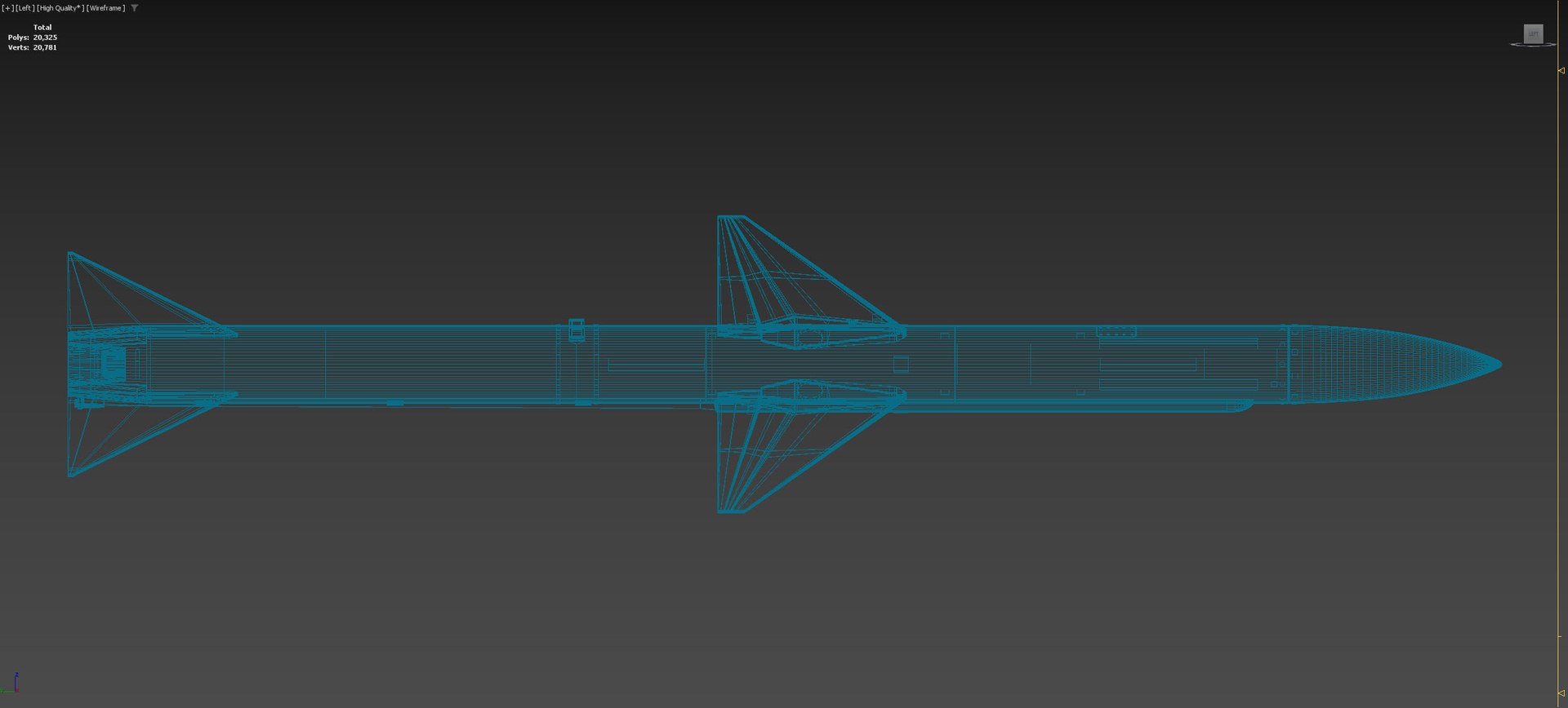 3D Model AIM-7 Sparrow - TurboSquid 2294128