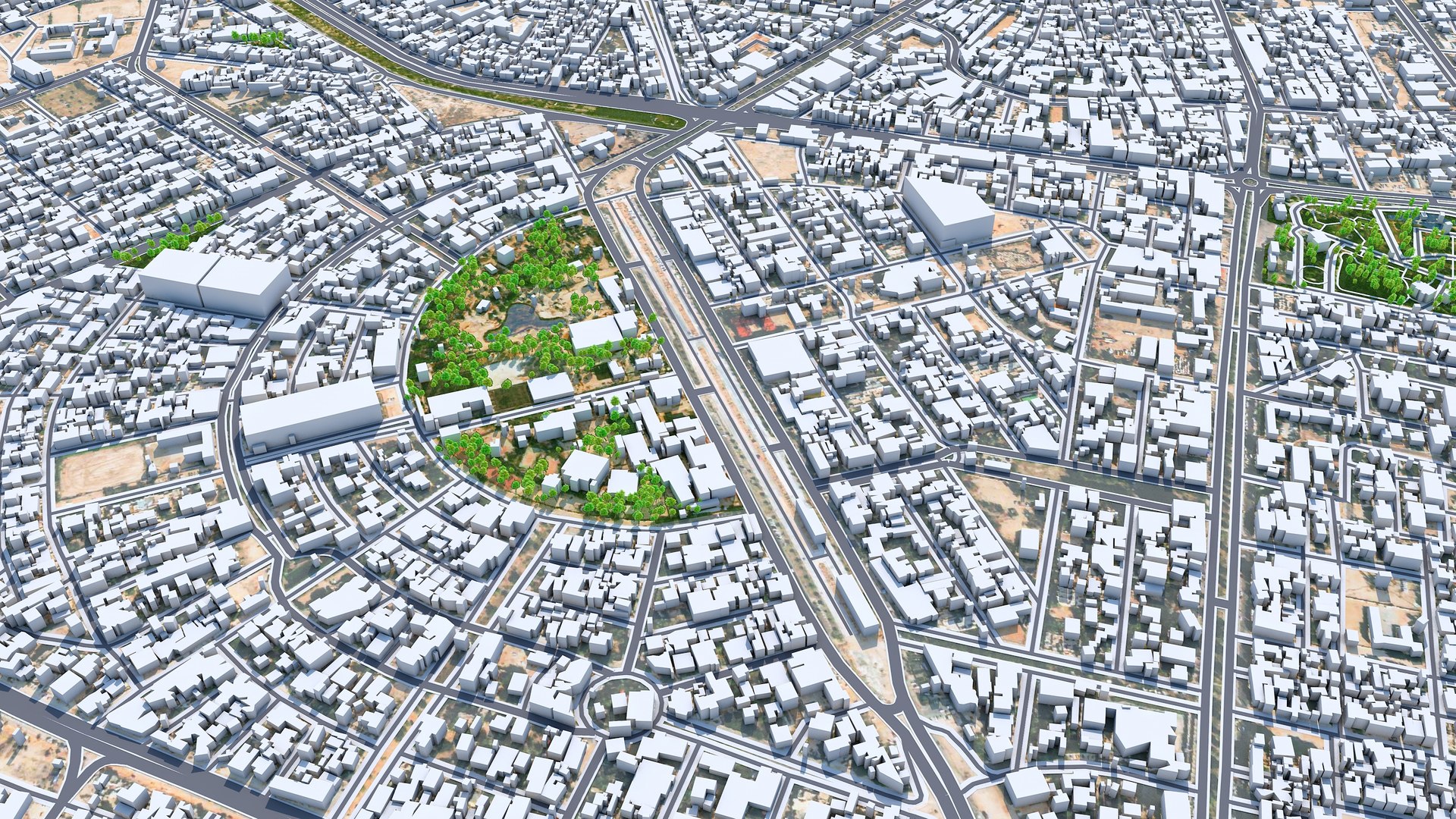 3D model city area building - TurboSquid 1628309