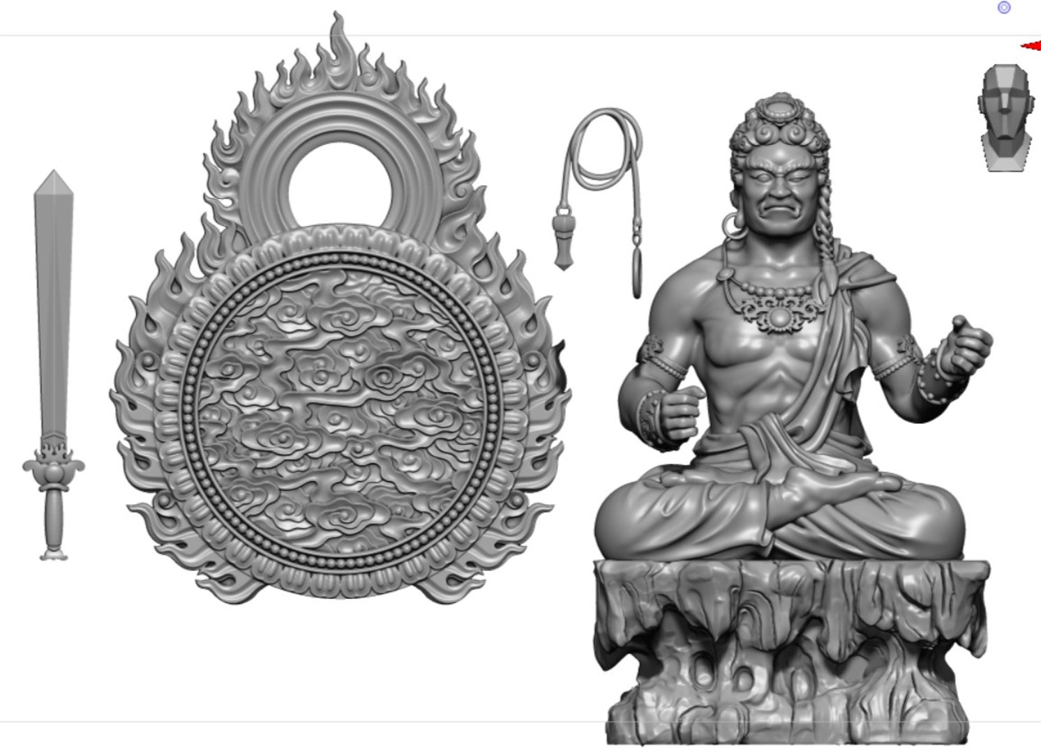 3D 8 Buddha Models Model - TurboSquid 2294238