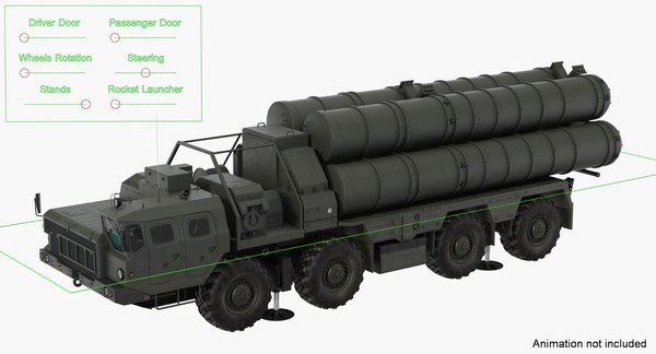 Russian missile systems rigged 3D model - TurboSquid 1596876