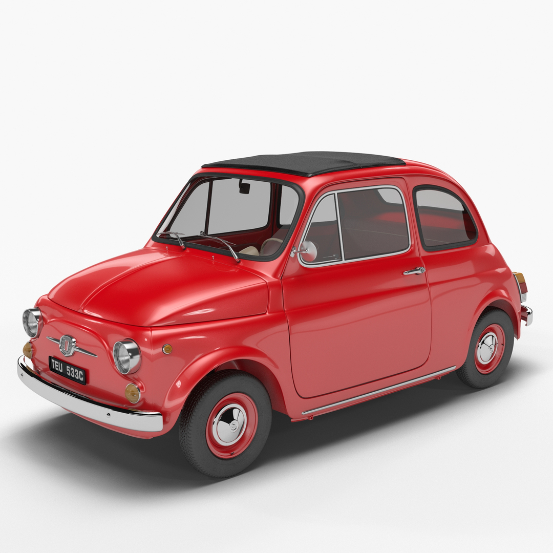 3D fiat 500 model - TurboSquid 1233707
