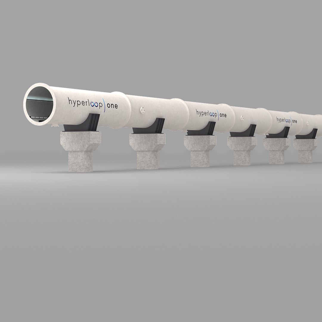 Hyperloop Tube 3D Model - TurboSquid 1557374