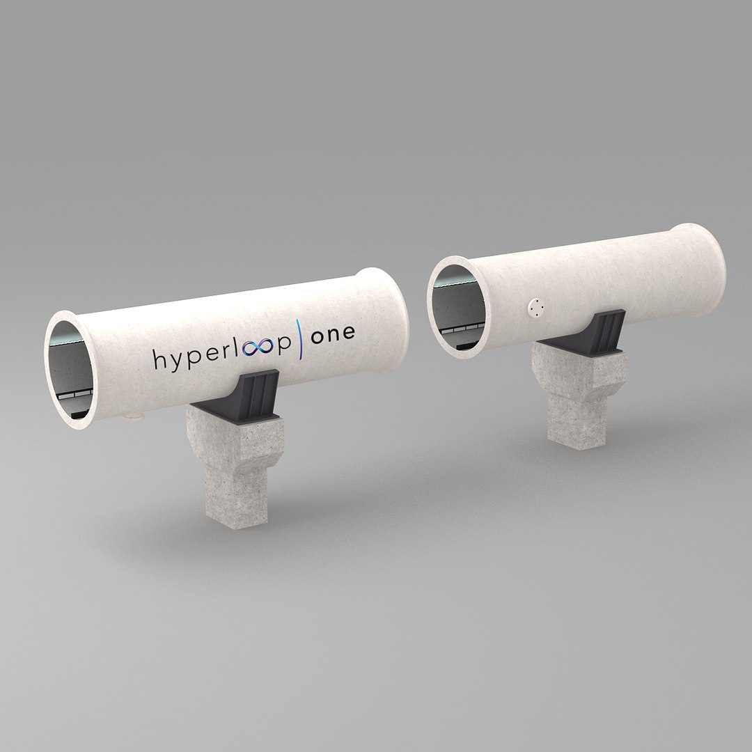 Hyperloop Tube 3D Model - TurboSquid 1557374