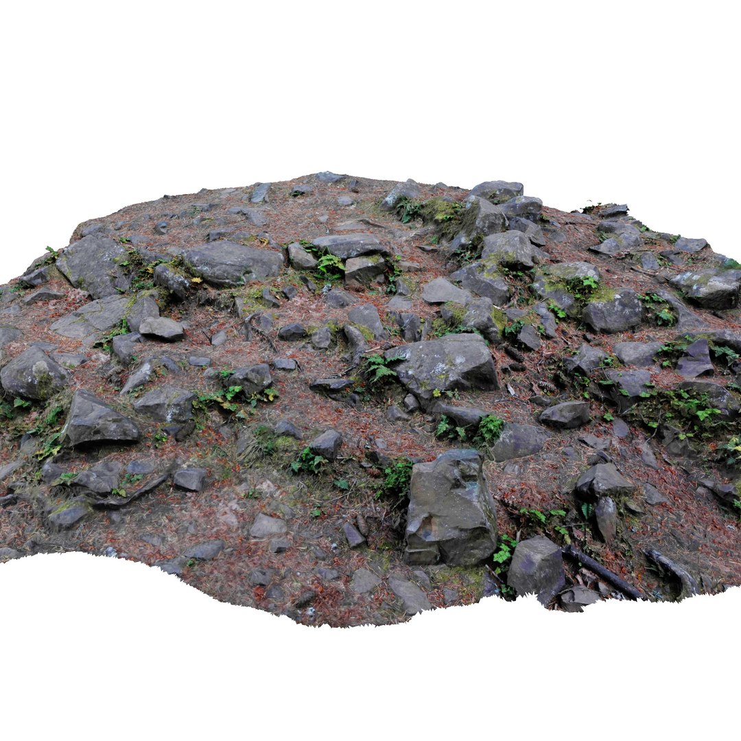 3D Ground Rocks Spirit Falls1 Model - TurboSquid 2232616
