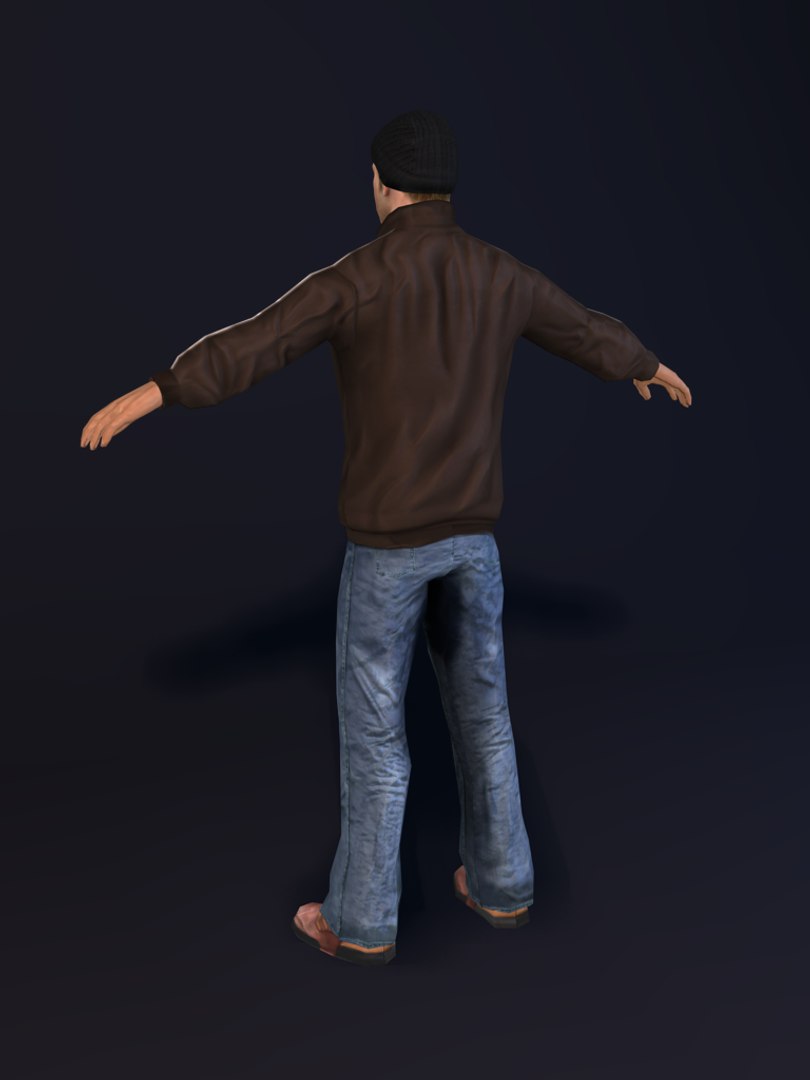 3d Model Hijacker Character