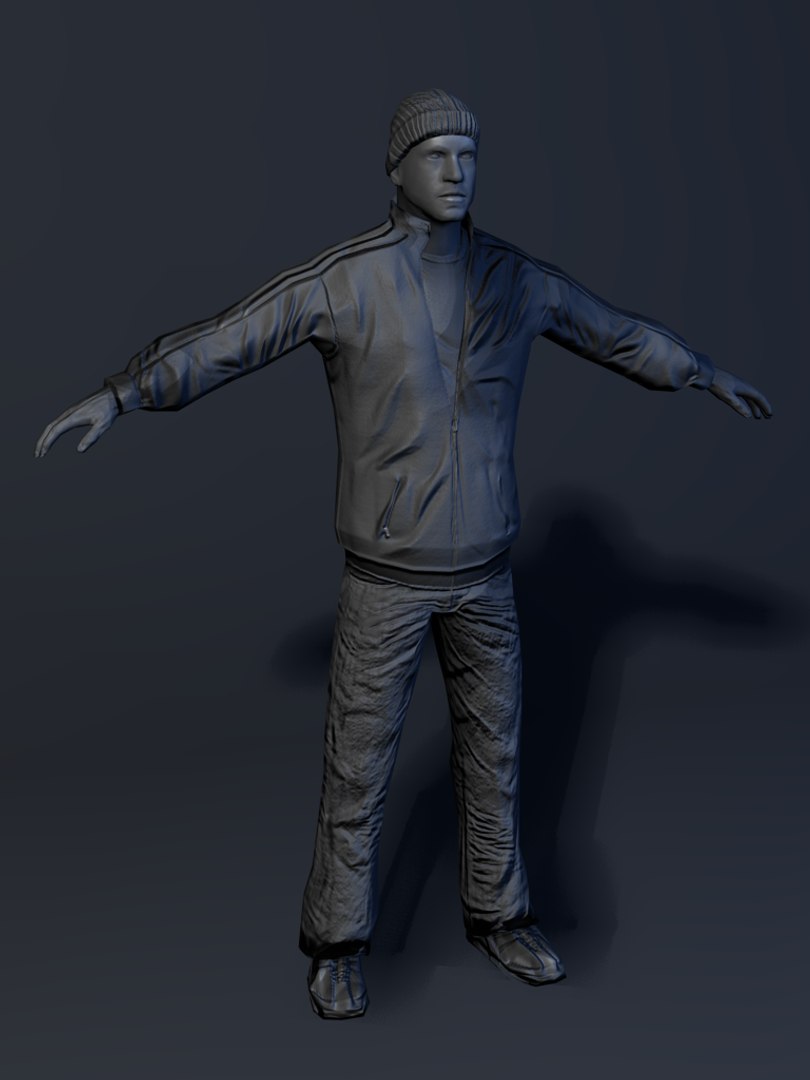 3d Model Hijacker Character