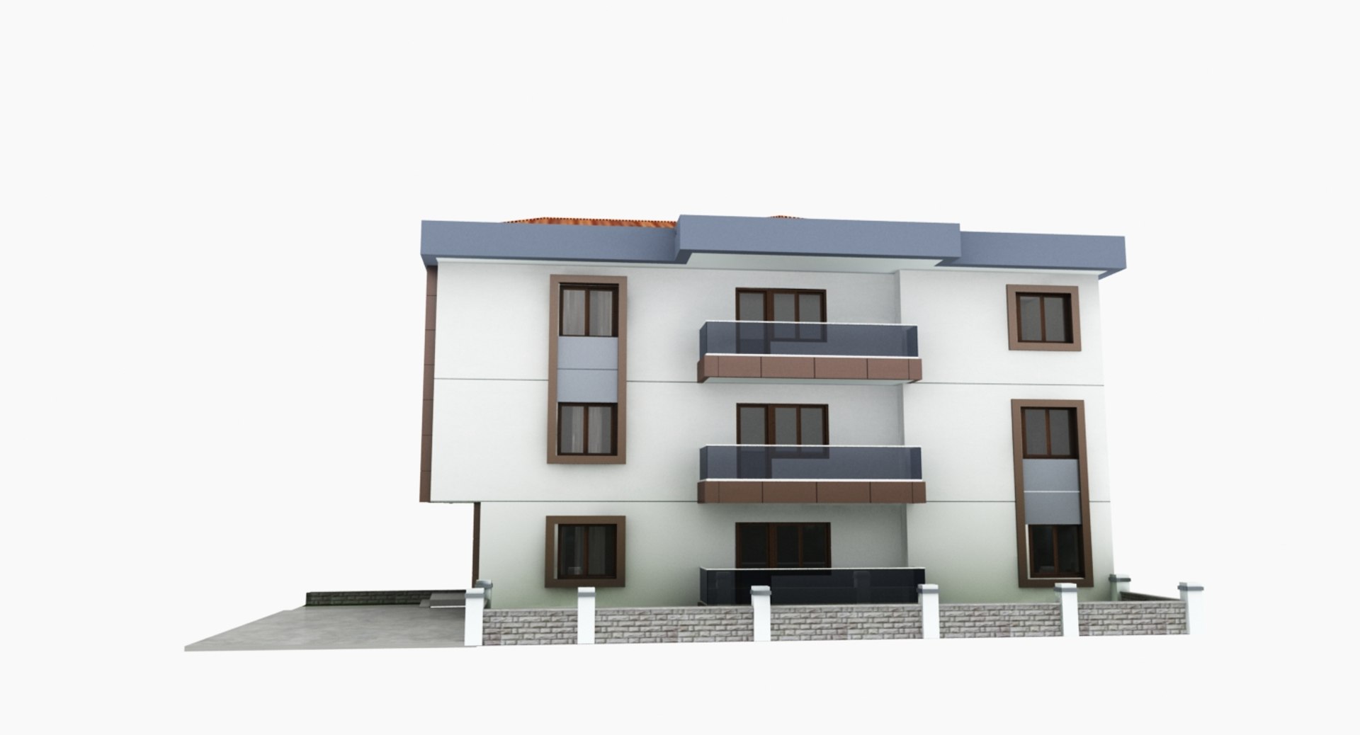 3D Building Housing Apartment Model - TurboSquid 1395688