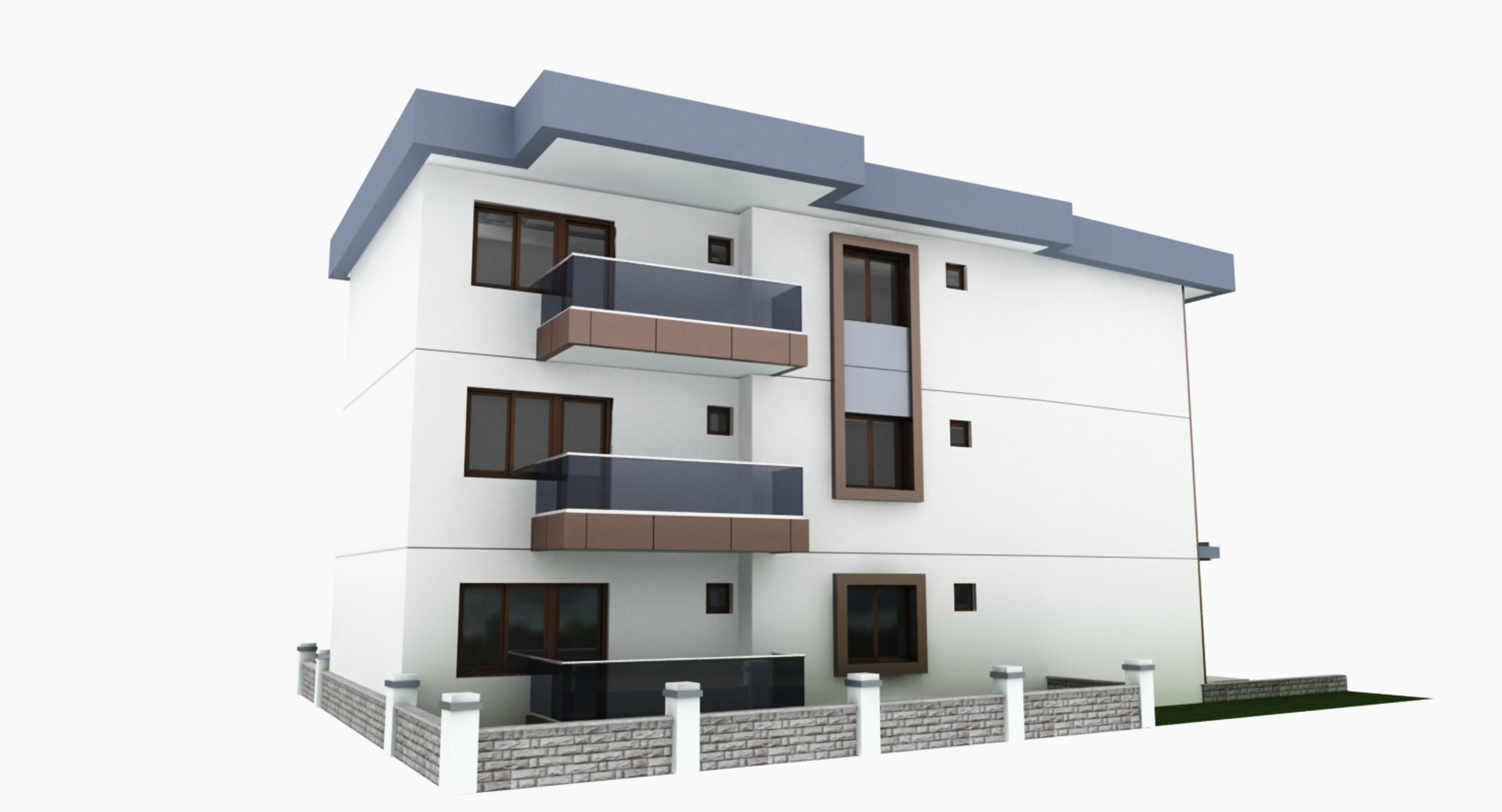 3D Building Housing Apartment Model - TurboSquid 1395688