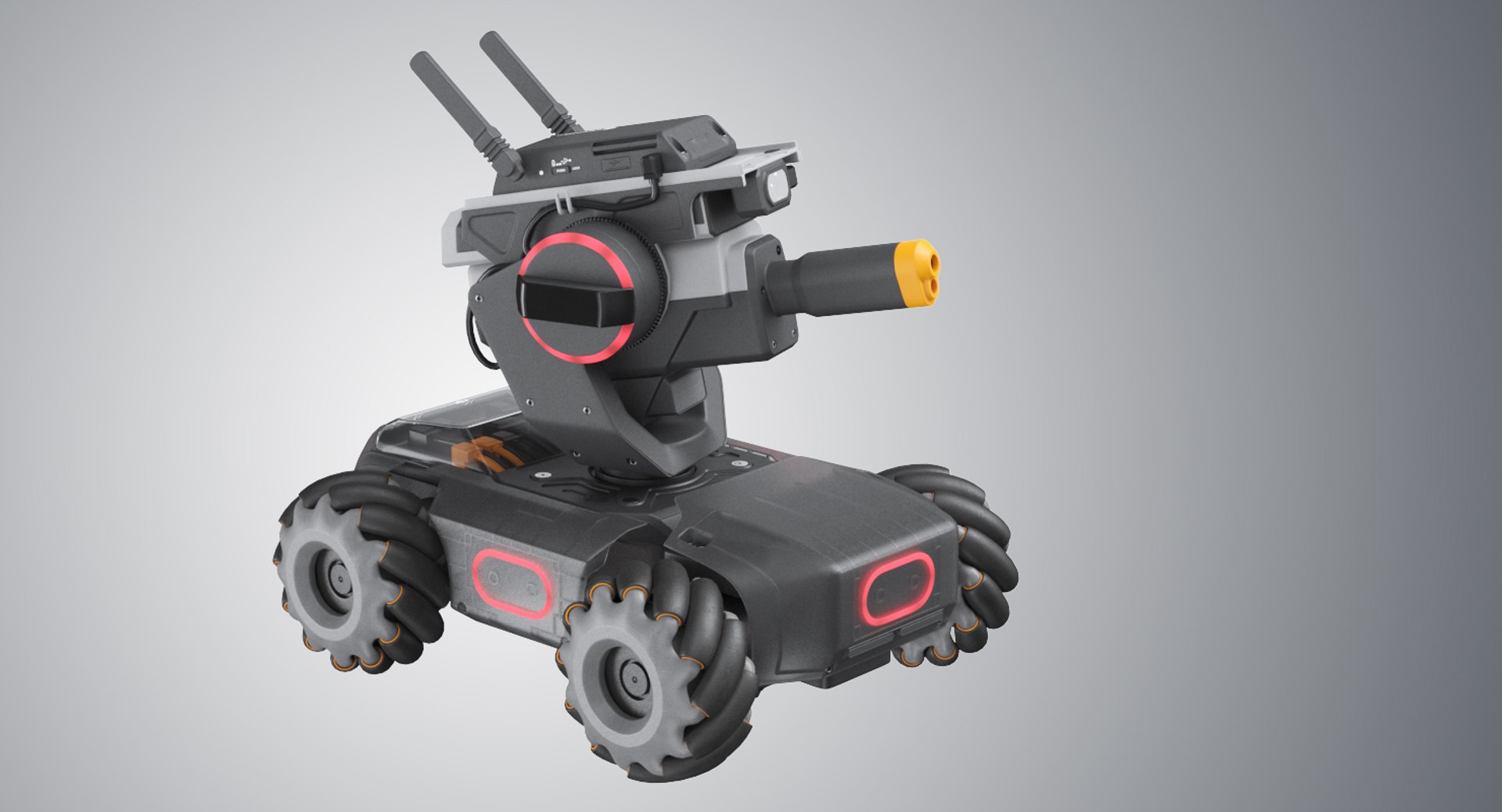 3D model dji robomaster s1 red - TurboSquid 1425480