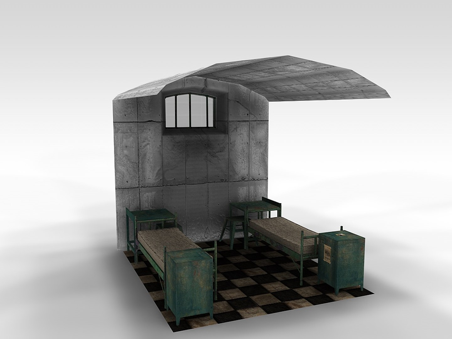 Prison Cell 3D Model - TurboSquid 1511712
