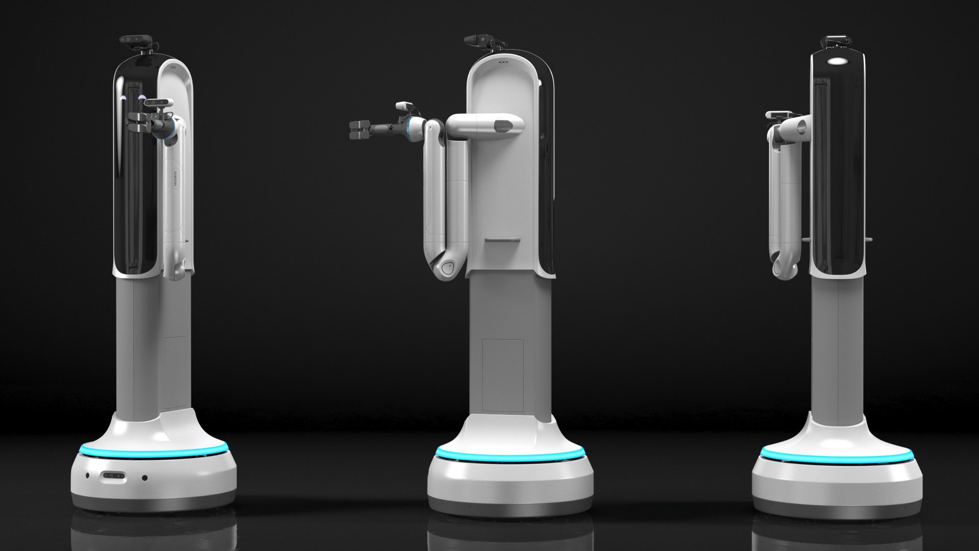 3D Samsung Bot Handy Smile Rigged for Modo model - TurboSquid 1958227